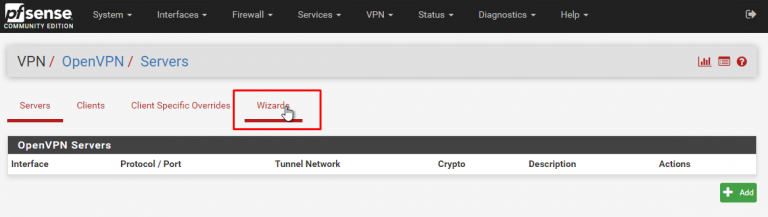 Como criar uma VPN utilizando pfSense e OpenVPN - Adentro